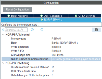 interfacing PSRAM using FMC - STMicroelectronics Community