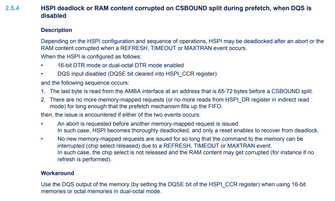 Stm32u5 Hspi Fifo Stmicroelectronics Community 
