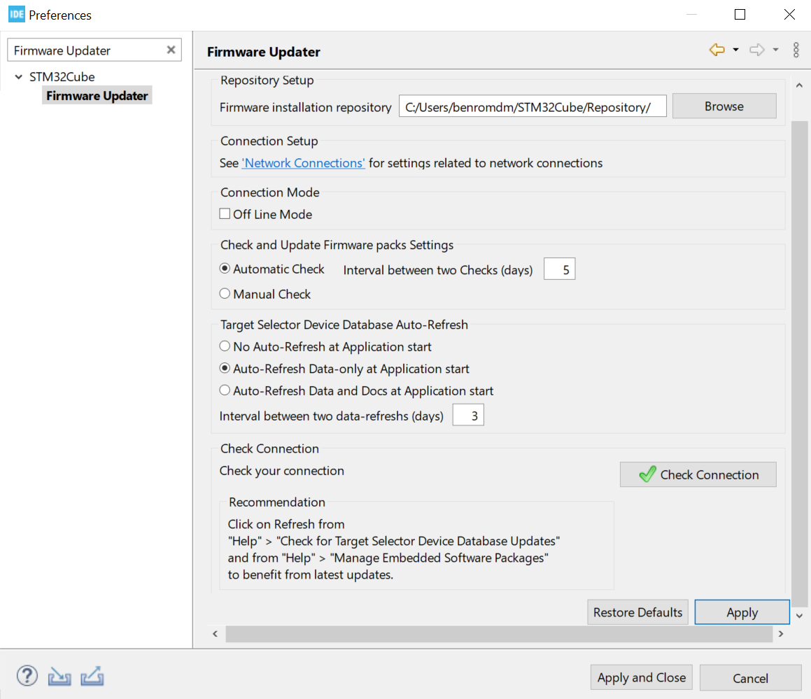 Solved Starting An Stm32 Project In Stm32cubeide Stmicroelectronics