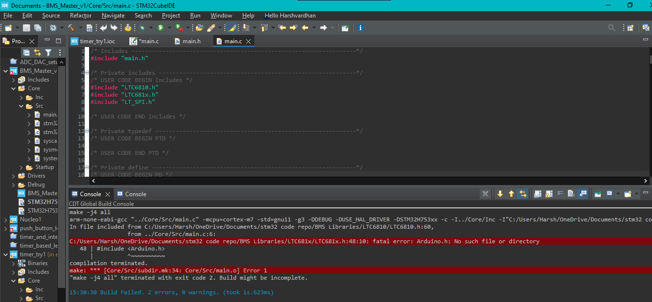 Solved Lt6810 Library Import In Stm32h753 Code Stmicroelectronics Community