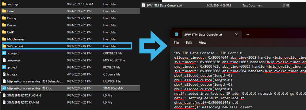 Using the ITM console for printf redirects and LWI... - STMicroelectronics Community