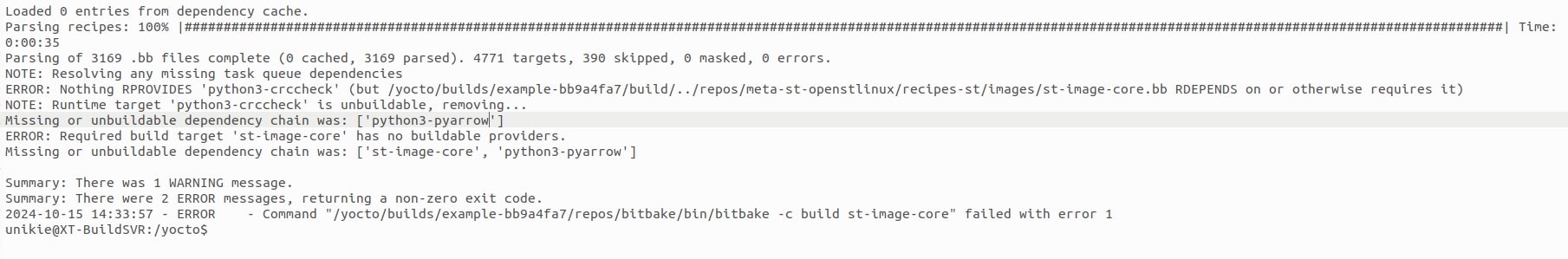 Trying To Add Python Package But Got Build Time Er Stmicroelectronics Community