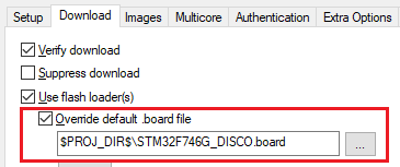 Solved: STM32F746 IAR QSPI Verification error - STMicroelectronics Community