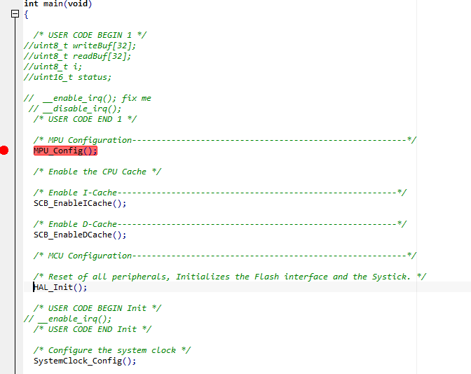 Solved: STM32F756 jumps unknown address "BX LR" - STMicroelectronics Community