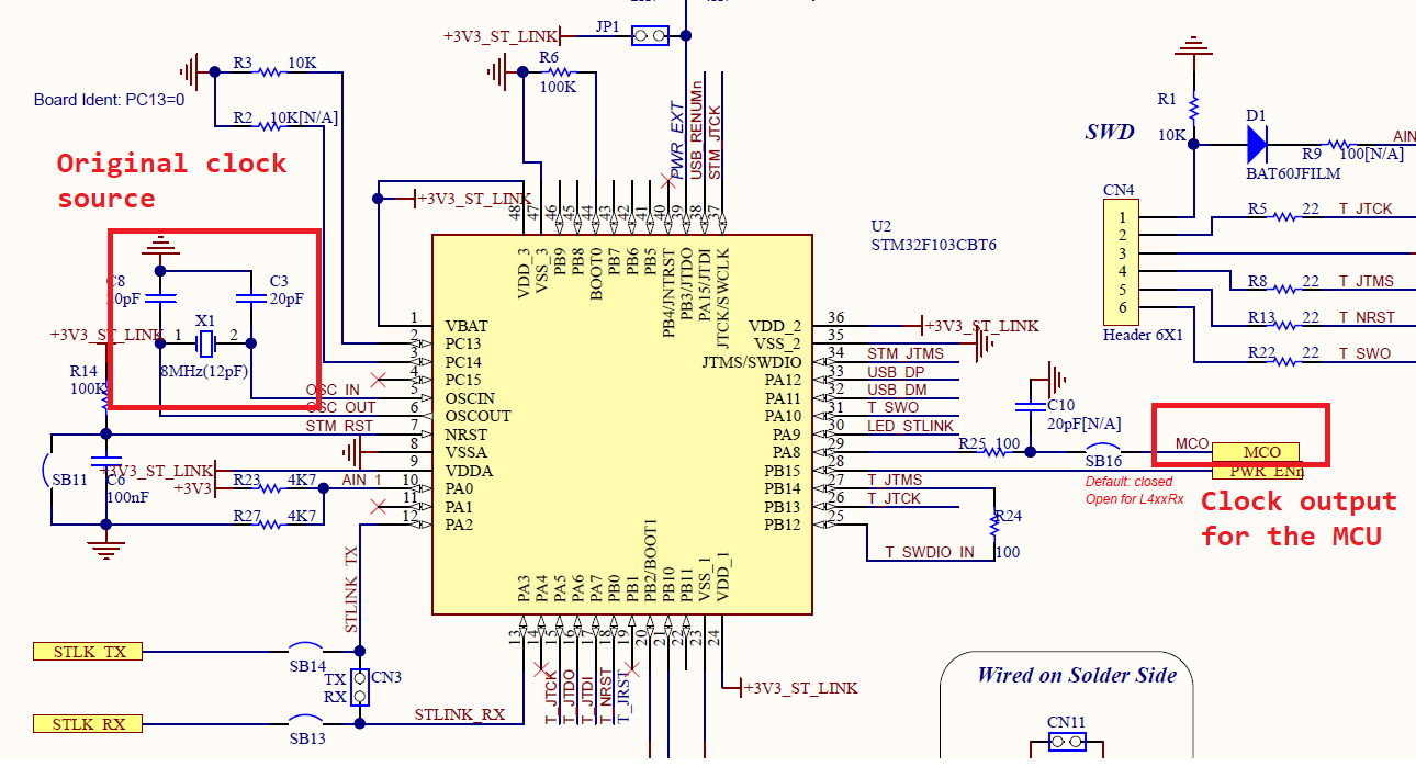 Solved: STM32F401RE external crystal HSE issue - STMicroelectronics Community