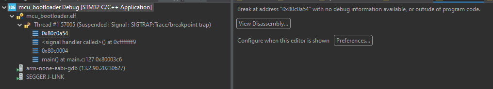 Solved When Using A Custom Bootloader Application Hard F Stmicroelectronics Community
