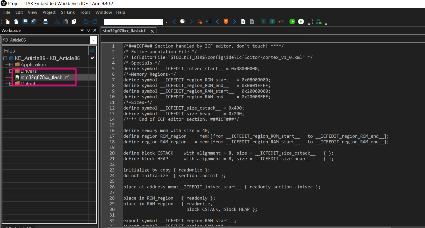 How to allocate a variable in a specific address i... - STMicroelectronics Community