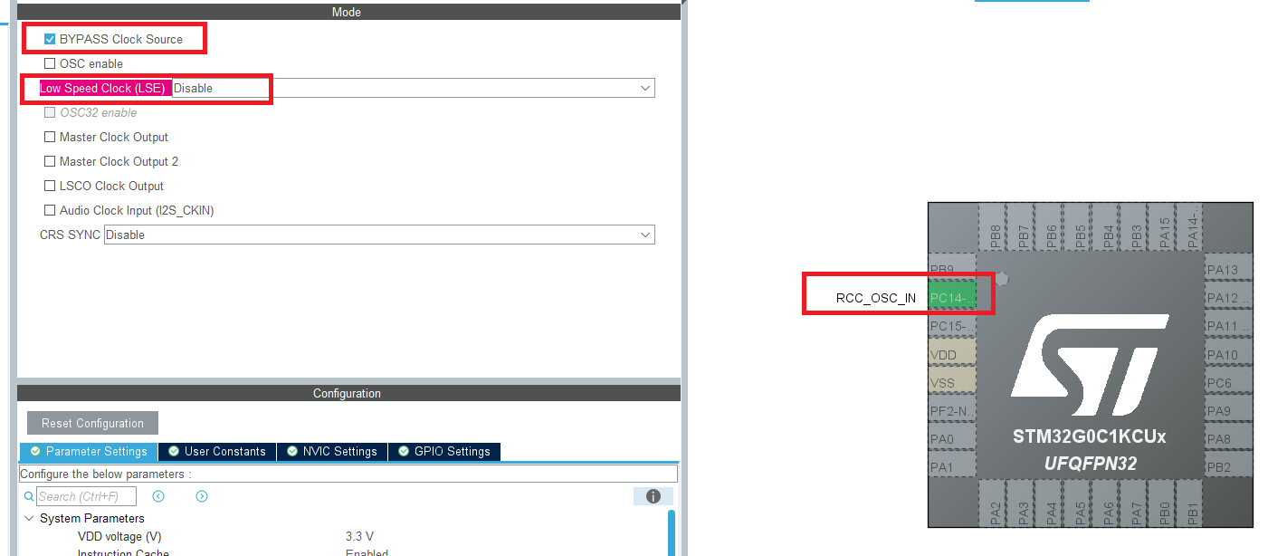Solved: External oscillator input - STMicroelectronics Community