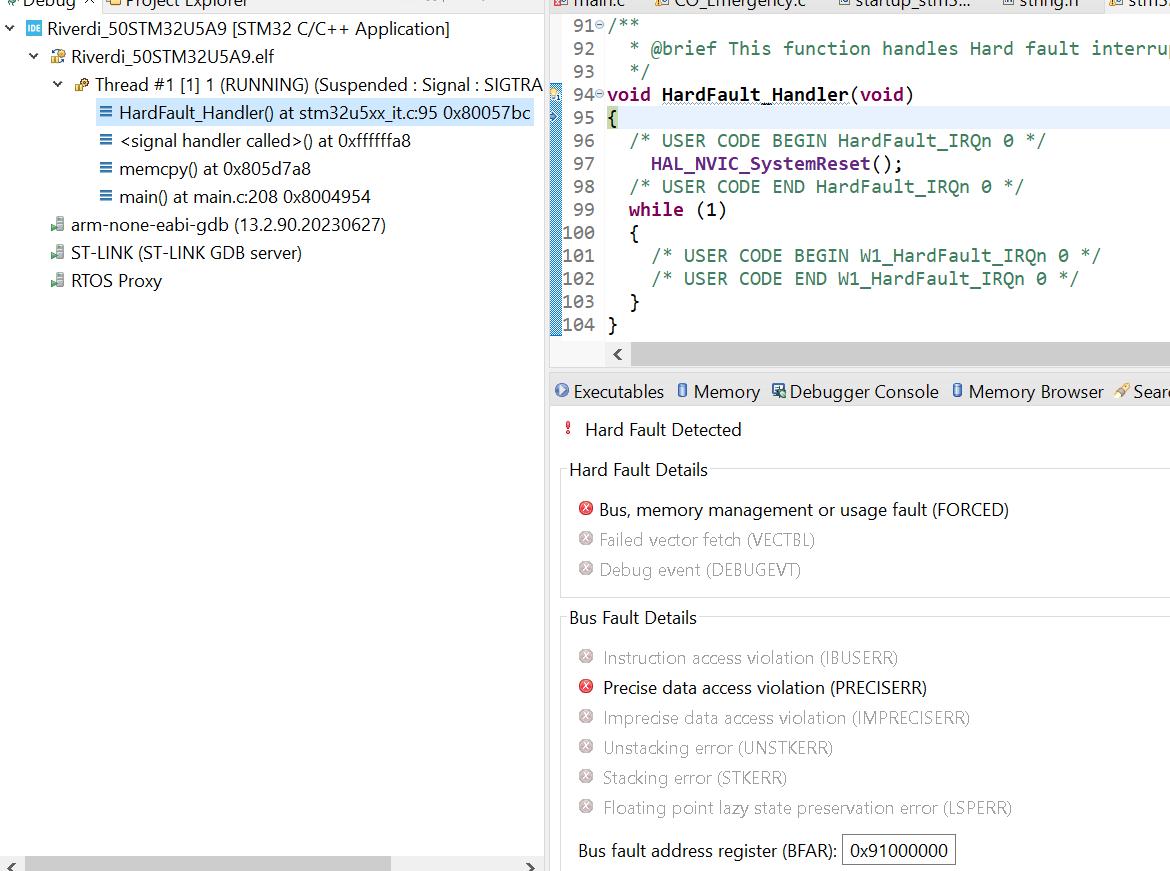 How to read/write from external memory in RiverDI ... - STMicroelectronics Community