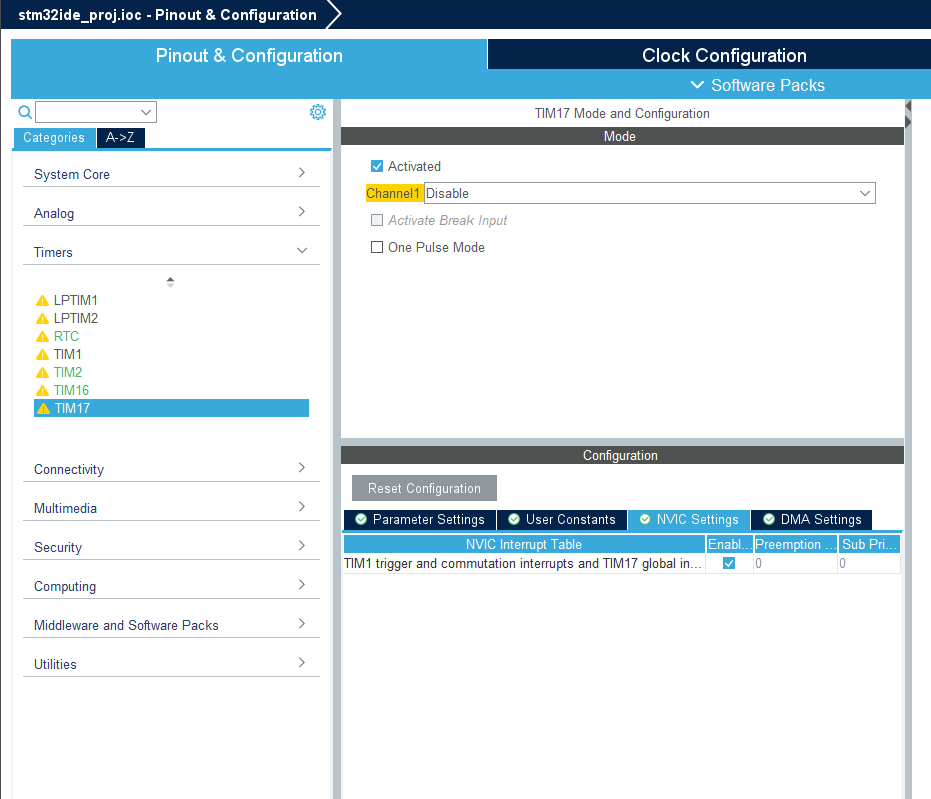 Solved: No interrupts with TIM1 or TIM17 - STMicroelectronics Community