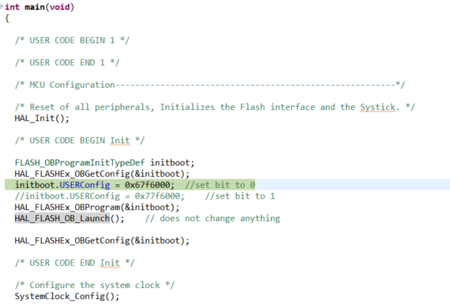 Using pre-programmed bootloader on STM32G0B0RE - STMicroelectronics ...