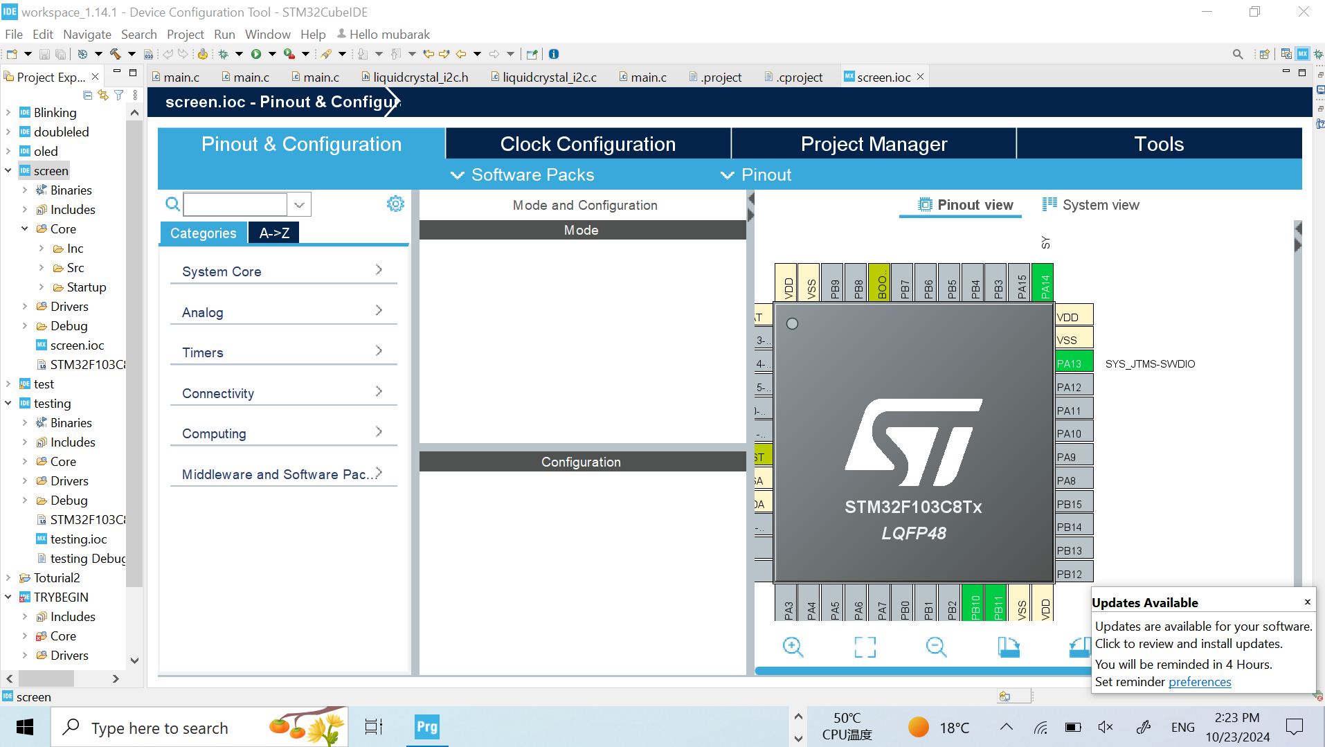 No Stm32 Target Found Stmicroelectronics Community 