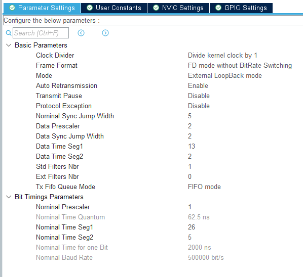Solved: No activity observed in Tx pin of FDCAN in STM32G4... - STMicroelectronics Community