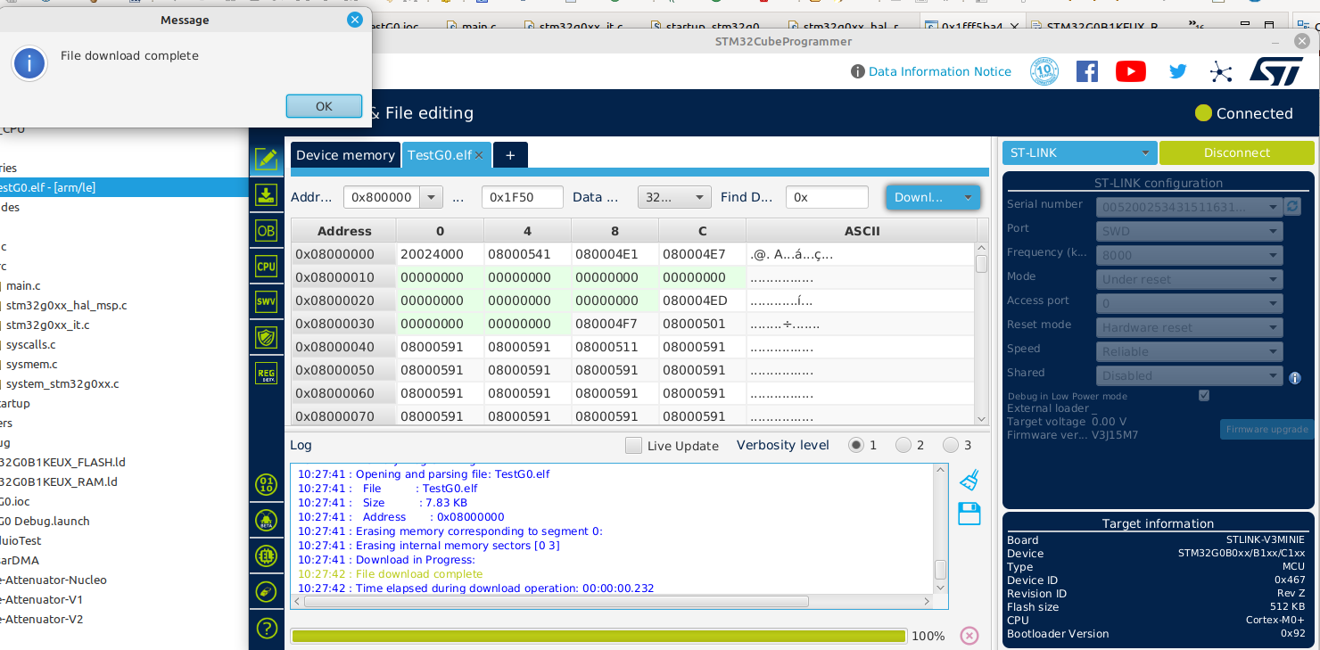 STM32 G0B1KEU6: Using LSI as clock source - STMicroelectronics Community