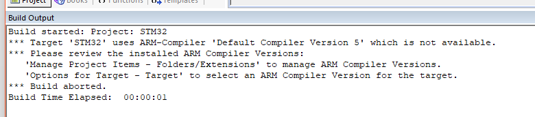 a LOT of problems with KEIL uVision - STMicroelectronics Community