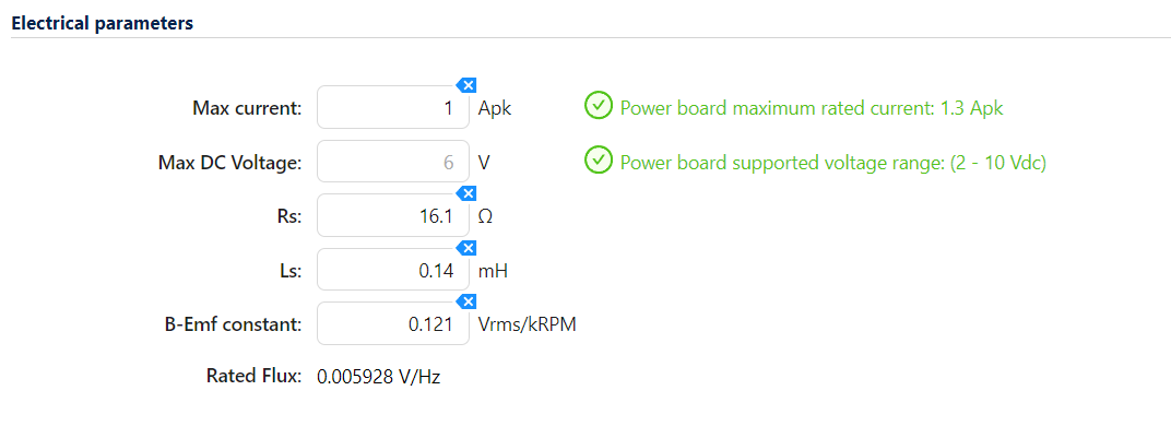 Solved Input Of Motor Parameters From Data Sheet In Stm32 Stmicroelectronics Community