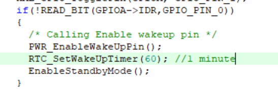 RTC Automatic Periodic Wake up in STM32H503RBT6 co... - STMicroelectronics Community