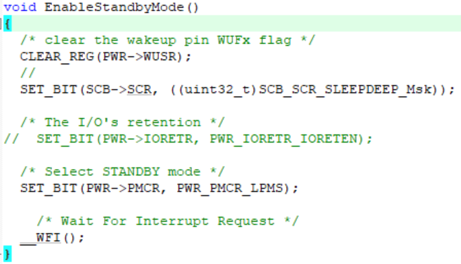 RTC Automatic Periodic Wake up in STM32H503RBT6 co ...