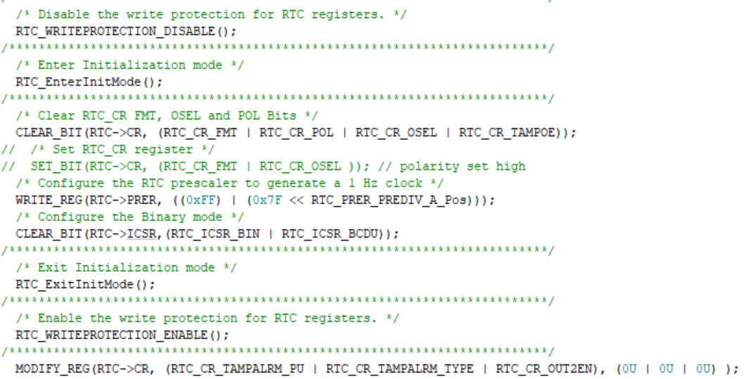 RTC Automatic Periodic Wake up in STM32H503RBT6 co ...