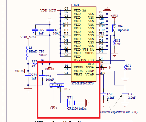 Solved: VBAT Backup Power Supply External battery - STMicroelectronics Community