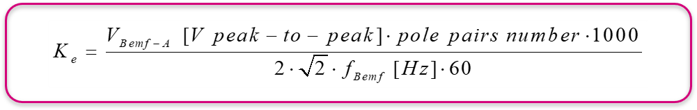 How to calculate the Ke? - STMicroelectronics Community