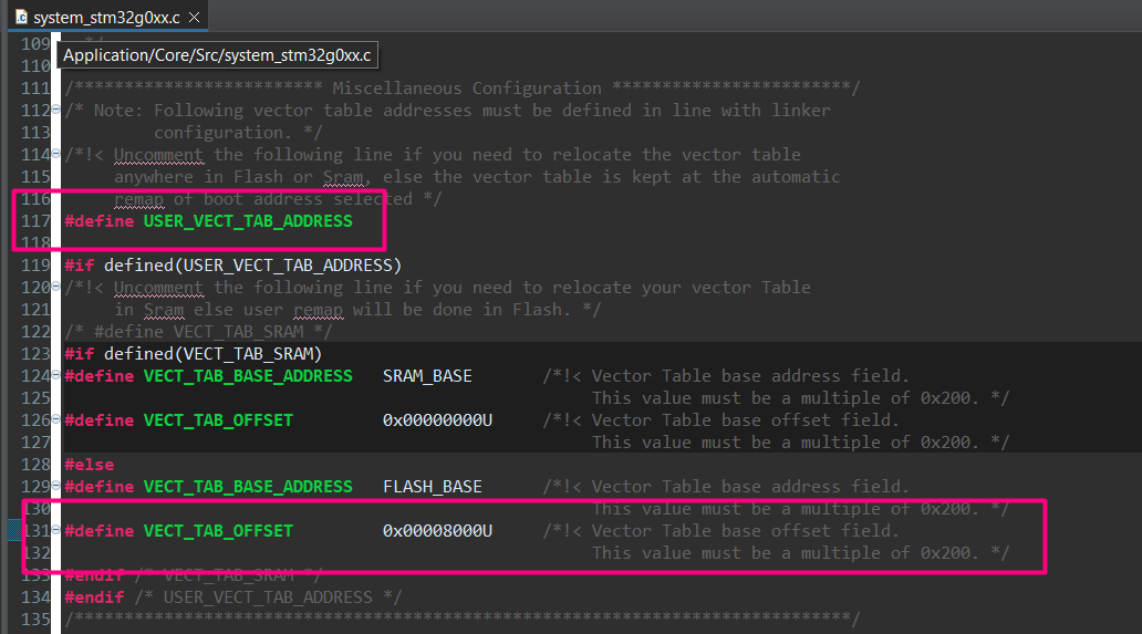 How to share an API between a bootloader and an ap ...