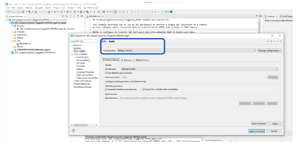 STM32CubeIDE: How to debug an STM32H7Rx/Sx project ...
