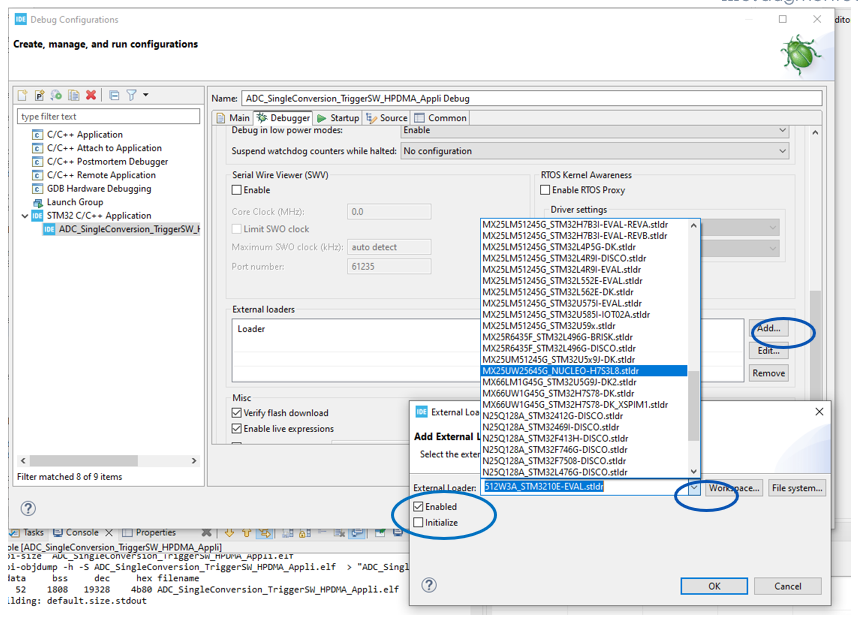 Stm32cubeide How To Debug An Stm32h7rxsx Project Stmicroelectronics Community