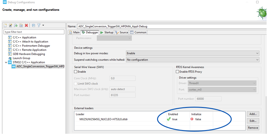 Stm32cubeide How To Debug An Stm32h7rxsx Project Stmicroelectronics Community 3496