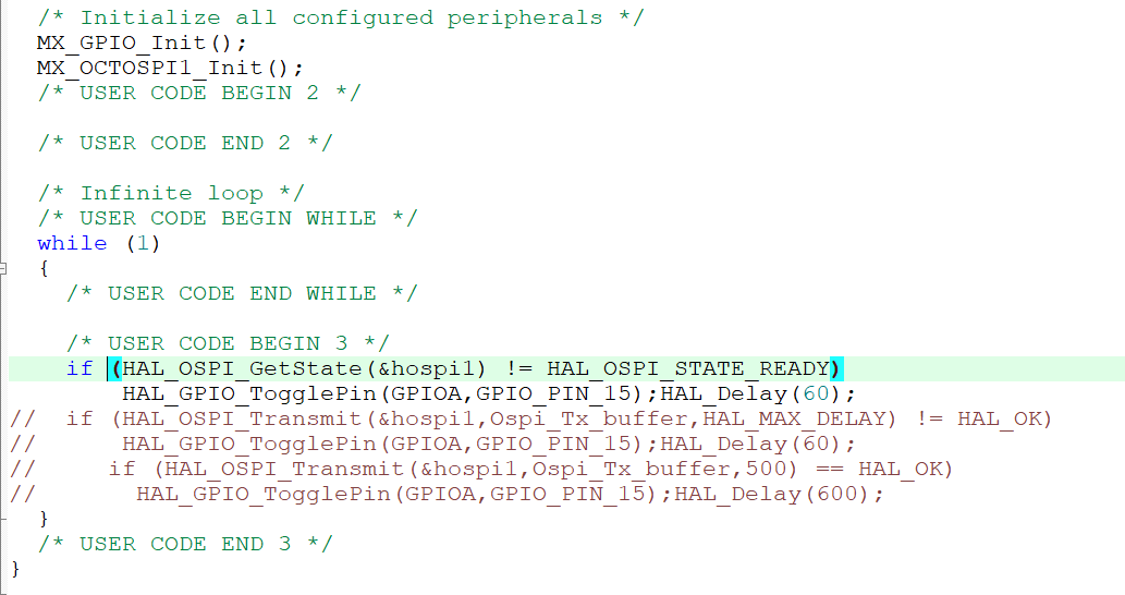 STM32L4R9 Octo SPI test - STMicroelectronics Community