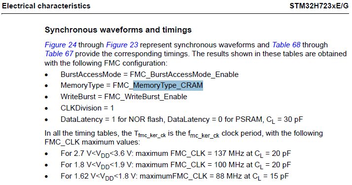 Solved: STM32H723 SDRAM clock - STMicroelectronics Community