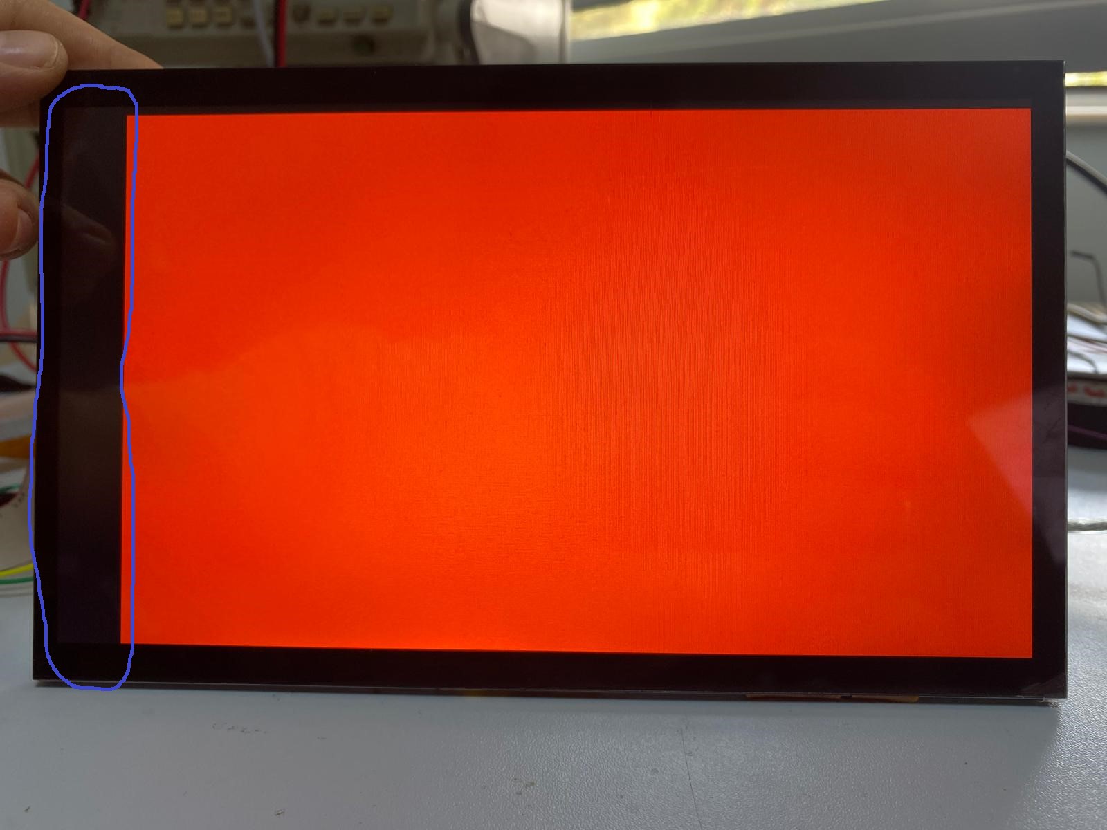 Solved: Incorrect Screen Output. (Shifted image) - STMicroelectronics Community