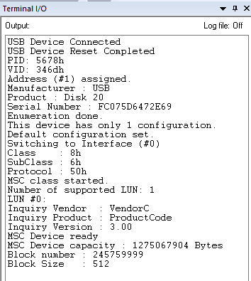 STM32H745 USB MSC with encrypted flash drive - STMicroelectronics Community