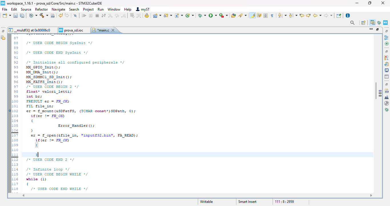 Error Fr Not Ready With Sdmmc On Steval Stwinkt1b Stmicroelectronics Community