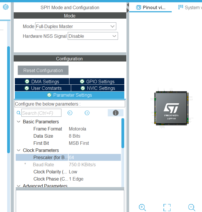 STM32 SPI master and slave issue - STMicroelectronics Community