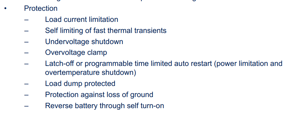 Solved: VN9D5D20F what does "Reverse battery through self ... - STMicroelectronics Community