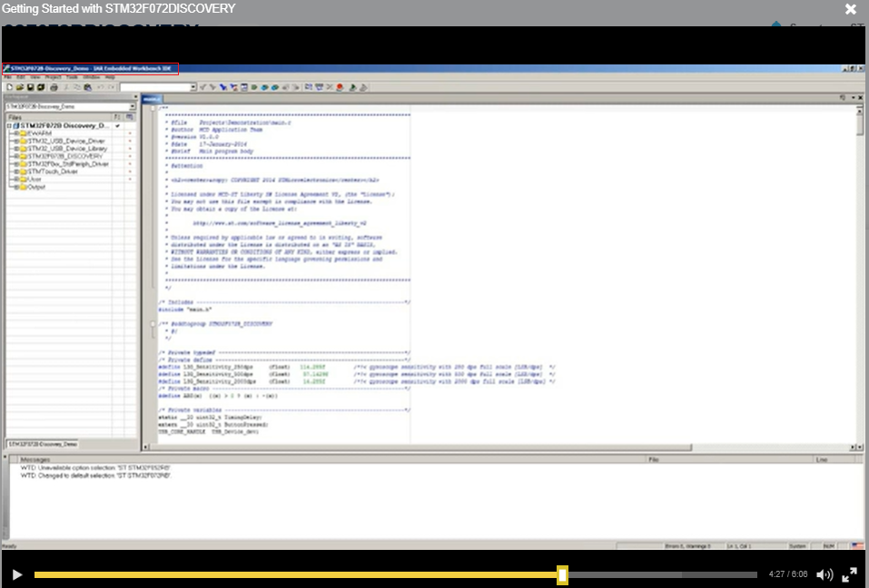 Solved Getting Started With Stm32 Mcu Discovery Kit Stm3 Stmicroelectronics Community 