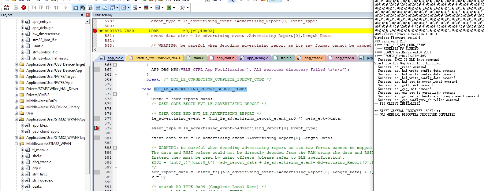 Solved: STM32WB could not discover any peripheral as BLE c... - STMicroelectronics Community