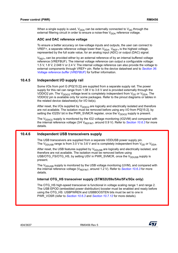 Solved: STM32U5G9J-DK2 USB CDC-ACM Stuck in USB Core Reset - STMicroelectronics Community
