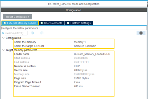 How to create an external flash loader for an STM3... - STMicroelectronics Community