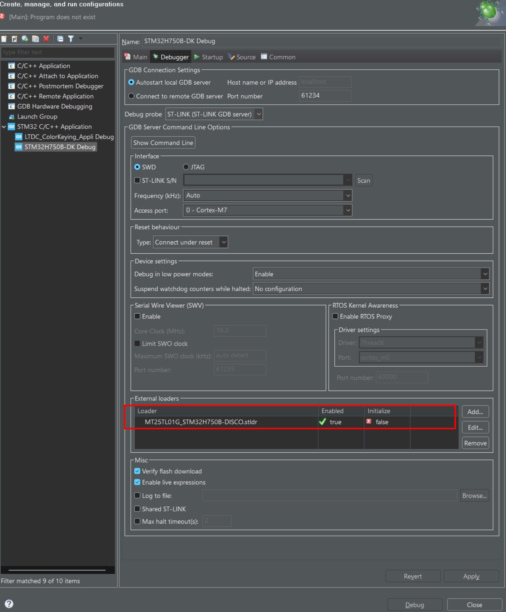 Solved Issues With Stm32h750b Dk Board Bring Up For Touch Stmicroelectronics Community