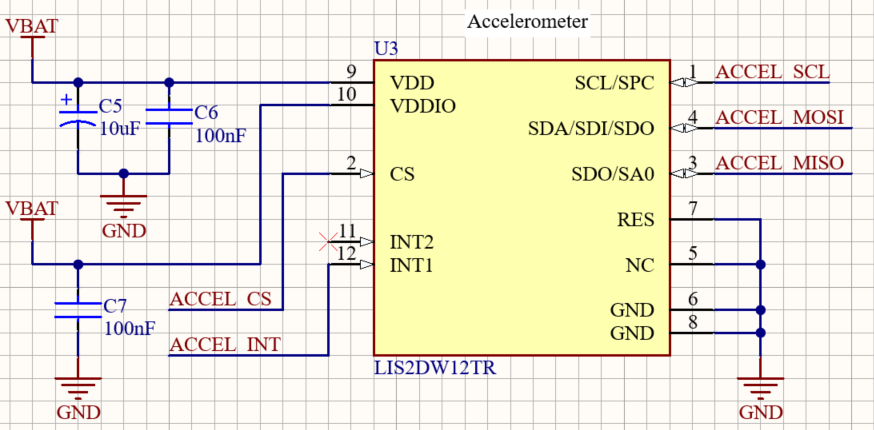 Solved: LIS2DW12 Accel schematic review - STMicroelectronics Community