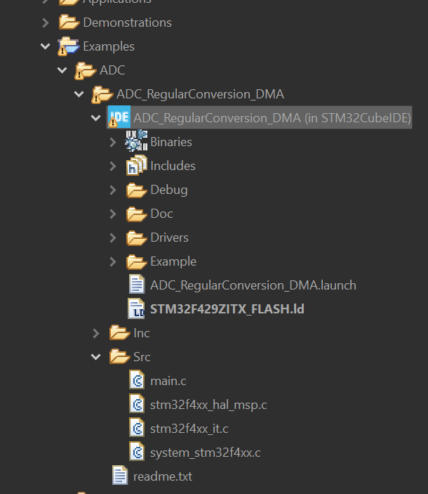 Solved: When I click on open declaration, .c file is not o... - STMicroelectronics Community