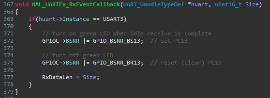 STM32U083C-DK UART Rx with DMA adds a zero value b... - STMicroelectronics Community