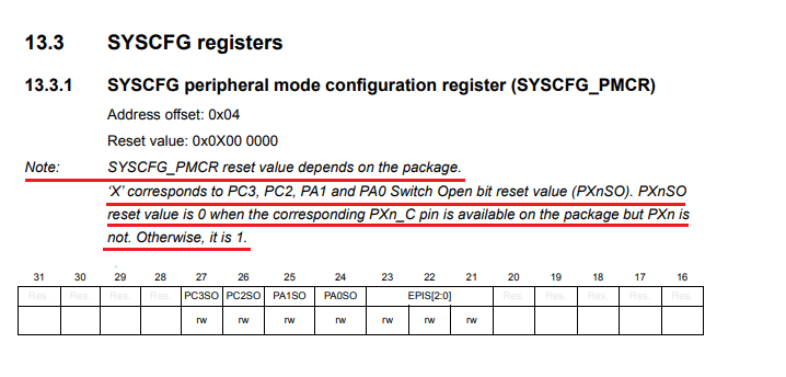 Solved Stm32h7 Pc2c And Pc3c Gpio Not Working Stmicroelectronics Community