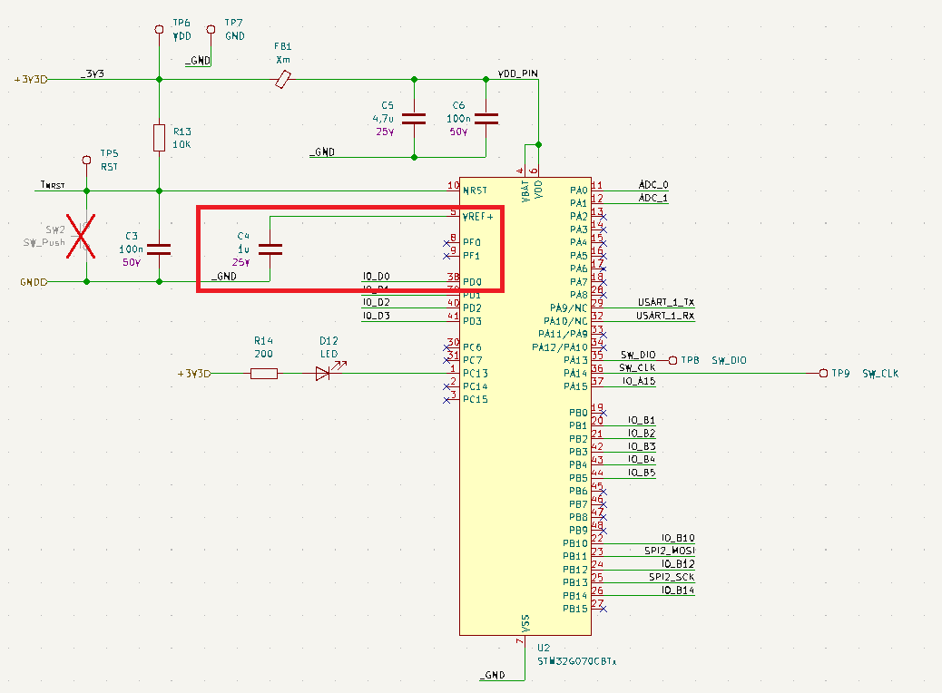 Solved: G070CBT6 Strange issue with reset line falling dow... - STMicroelectronics Community