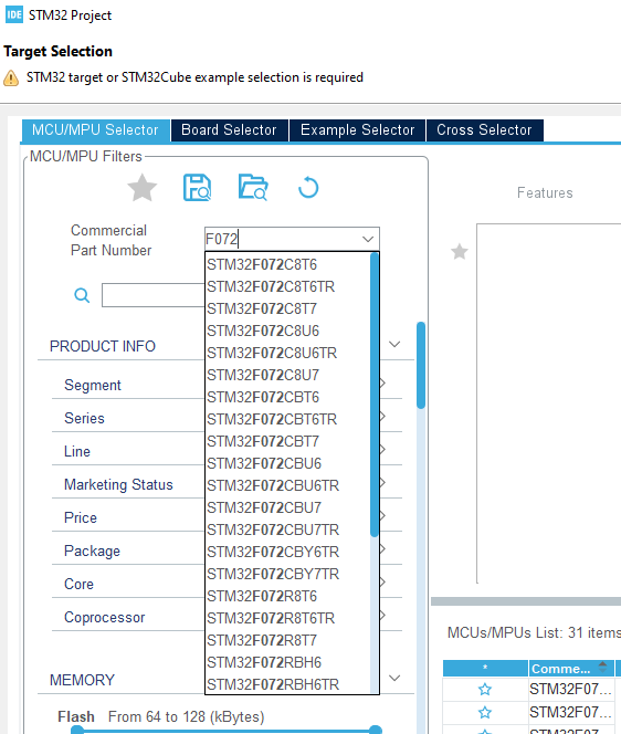 Solved Stm32f072b Disco No Longer Listed In Stm32cubeide Stmicroelectronics Community