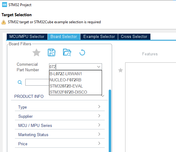 Solved: Re: STM32F072B-DISCO no longer listed in STM32Cube... - STMicroelectronics Community