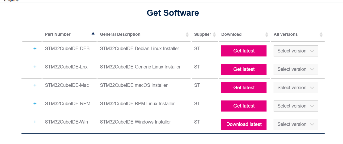 Unable To Download Stm32cubeide Stmicroelectronics Community