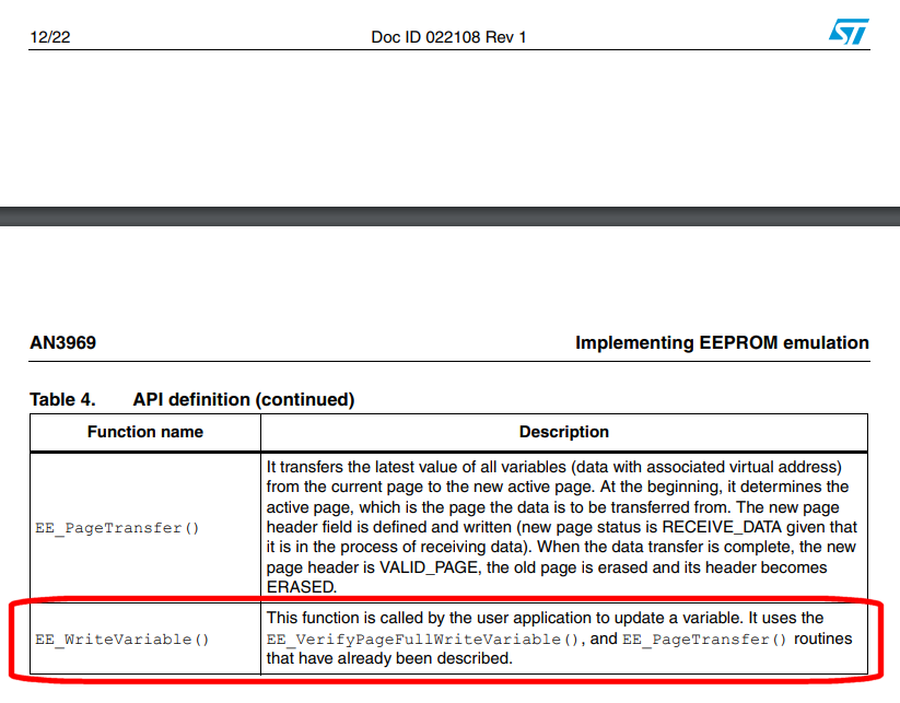Use STM32F4 flash for non-volatile data storage (e... - STMicroelectronics Community